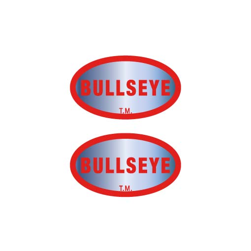 Bullseye Chrome decals – Ape labs