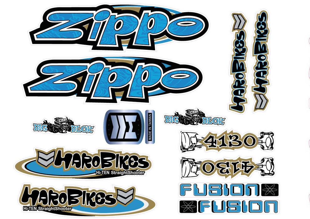 Haro zippo decal 1998 Hi-tenset – Ape labs